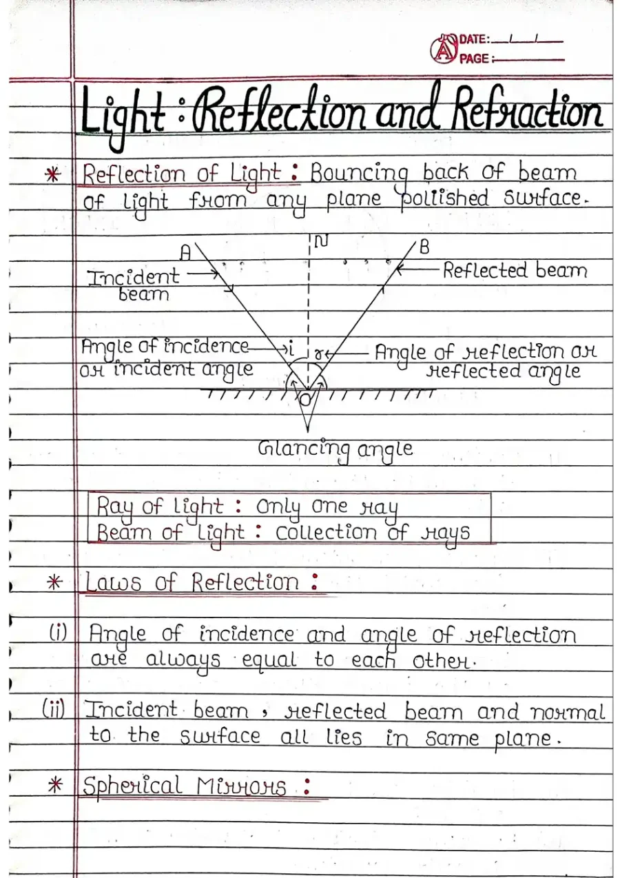 Class 10 Science Notes PDF Download 2025-2026 (Topper's Handwritten ...
