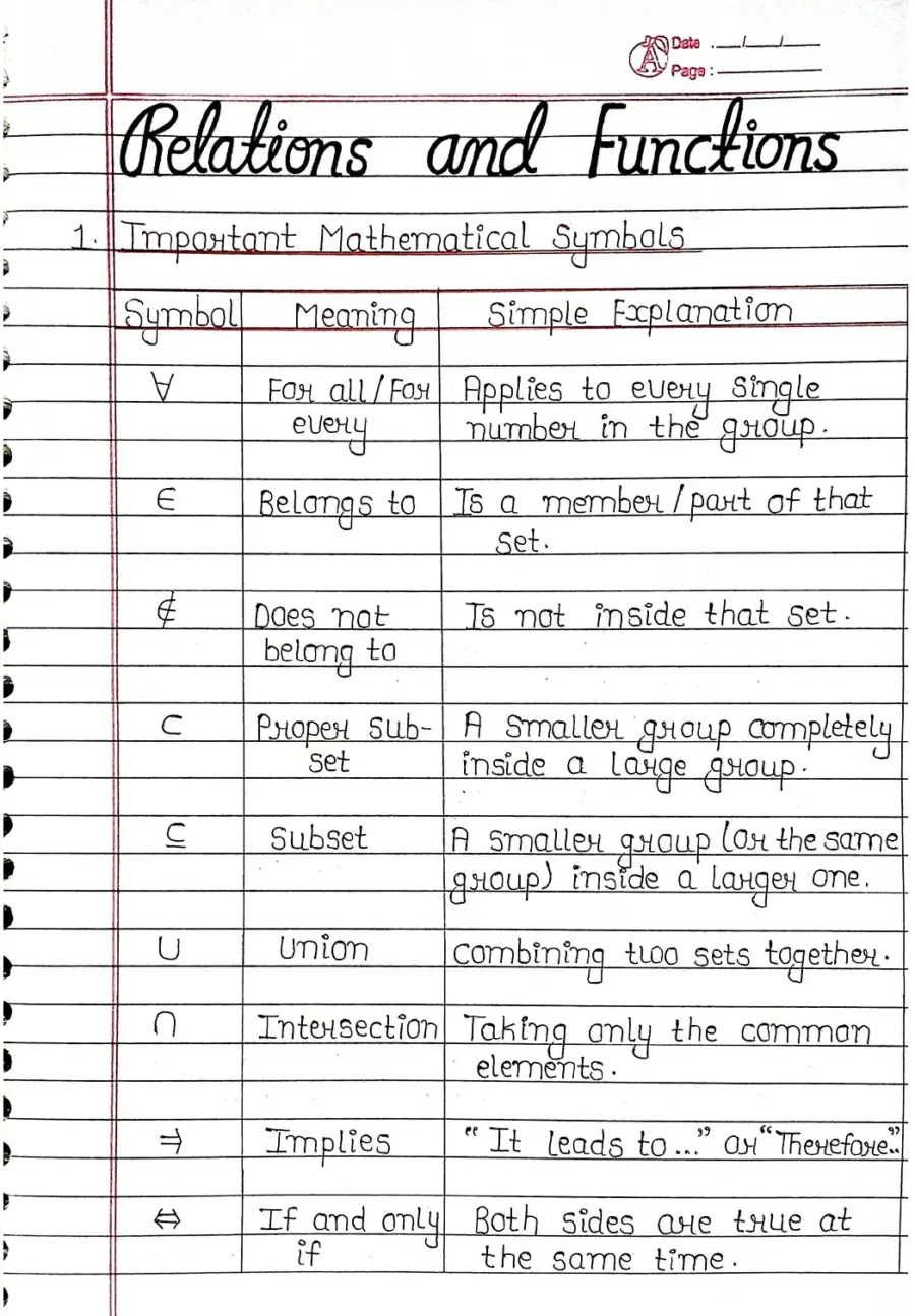 Class 12 Math + Physics + Chemistry Notes PDF Download 2025-2026 ...